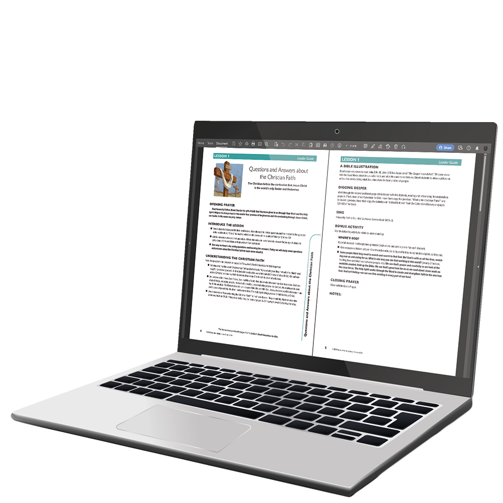 Catechism for Kids Curriculum Landing Page